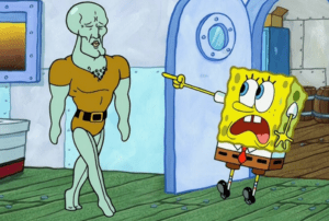 Handsome Squidward Guide - The Sponge Bob Club